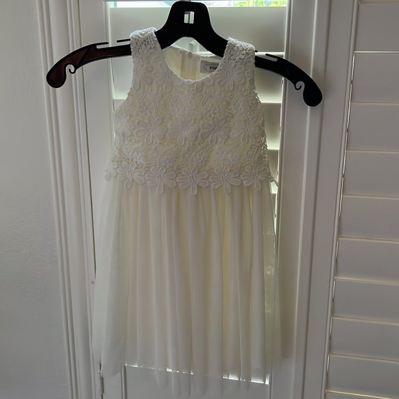 Popatu | Dresses | Popatu Toddler Girls Off White Dress | Poshmark